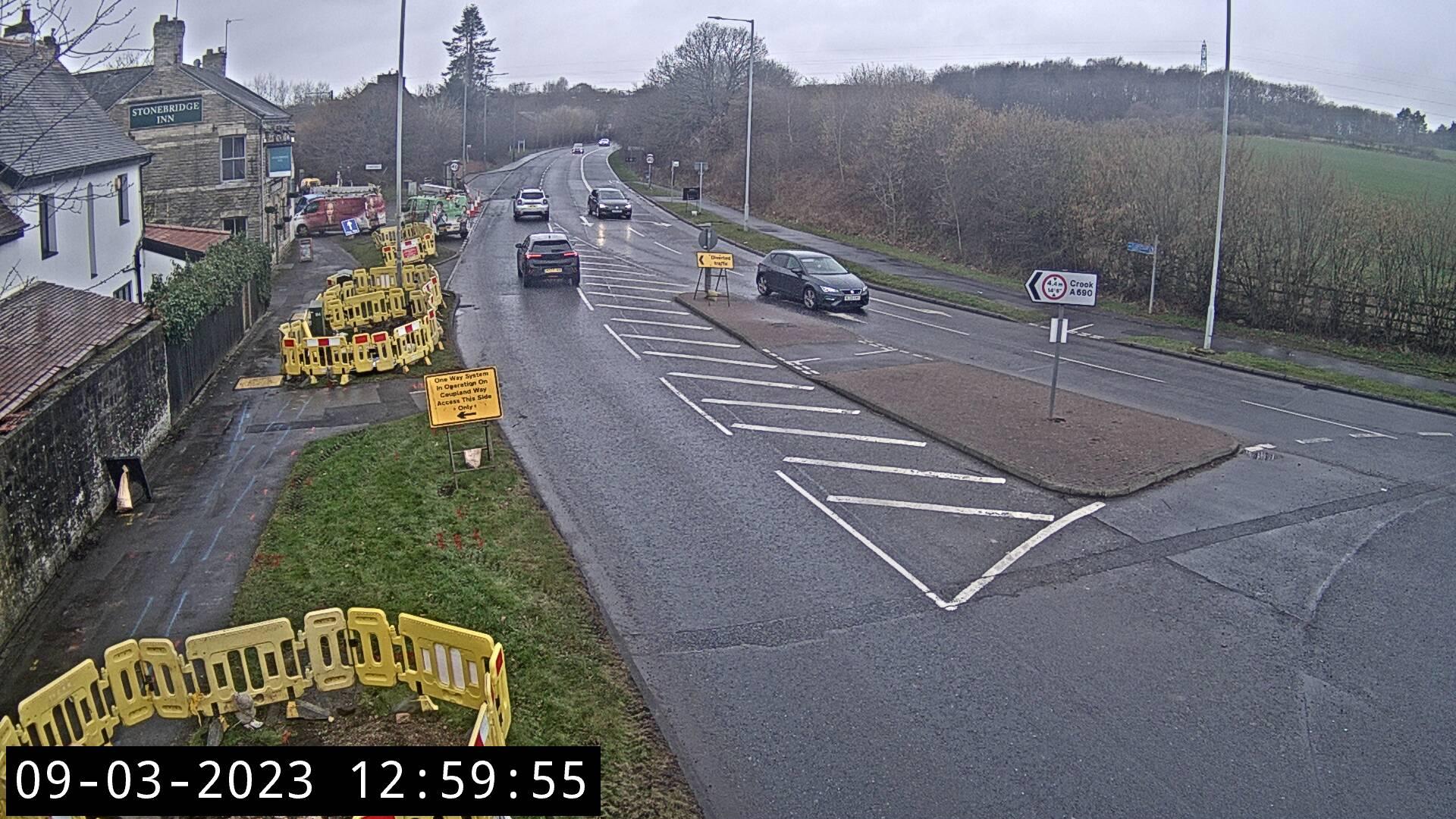 A690 Stonebridge Rbt, Durham - UK Live Traffic Cameras